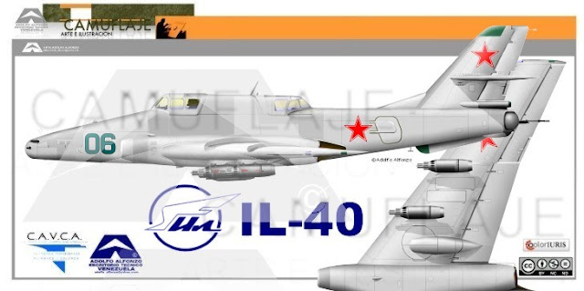 Ilyushin Il-40 | CAMUFLAJE, ARTE E ILUSTRACION MILITAR