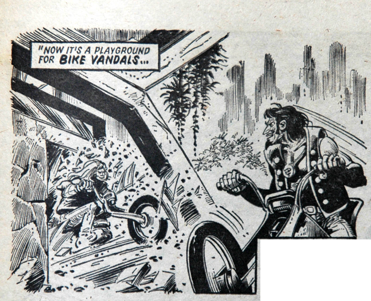 G e o r d i e B i k e r: Motorcycles in Comic Art 2000AD INFERNO