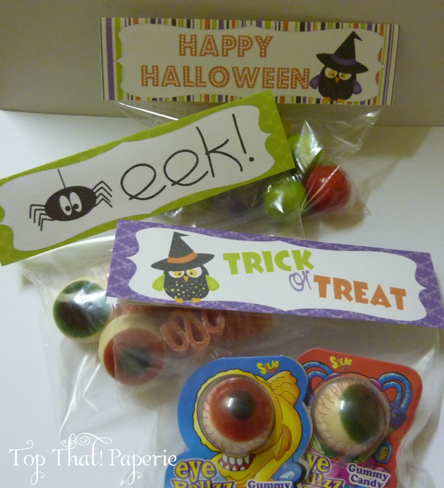 Top That!: Whimsical Halloween Snack Bag Toppers!