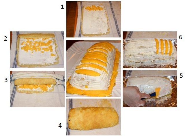 CHUSMAKER: PASTEL ROLLO DE MANGO