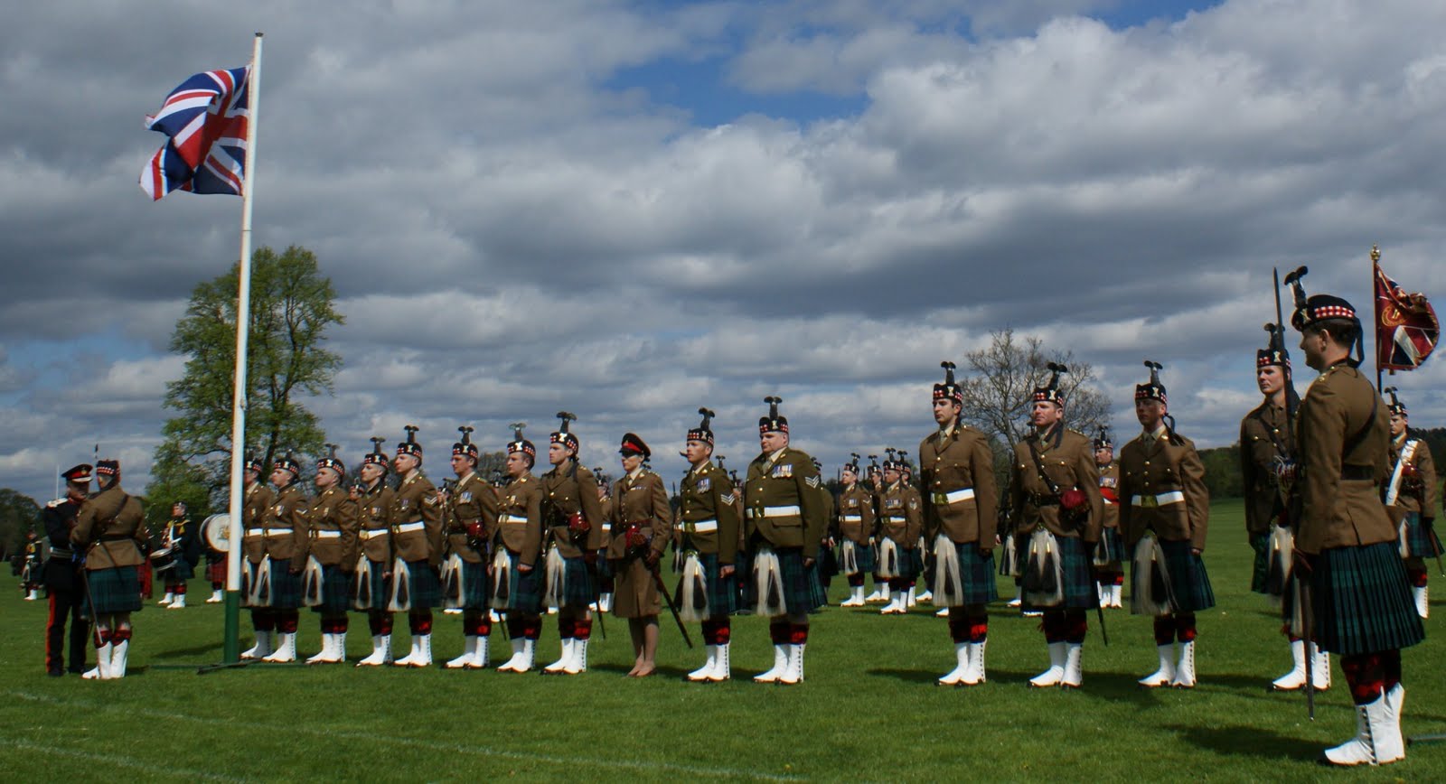 Tour Scotland: Photograph 7Scots Medal Ceremony Perth Scotland