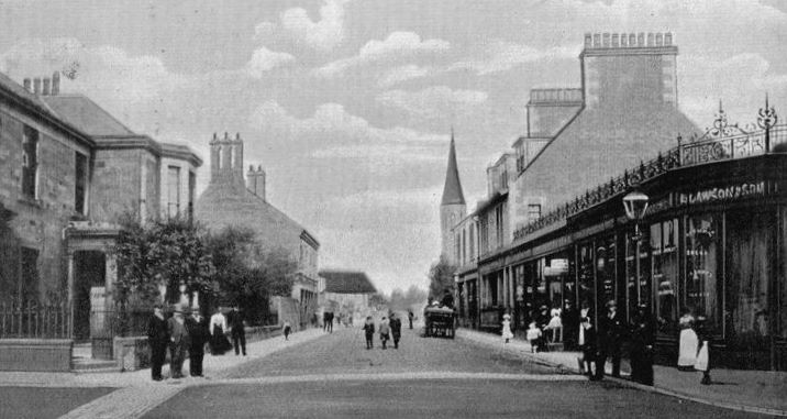 Tour Scotland: Old Photograph Durie Street Leven Fife Scotland