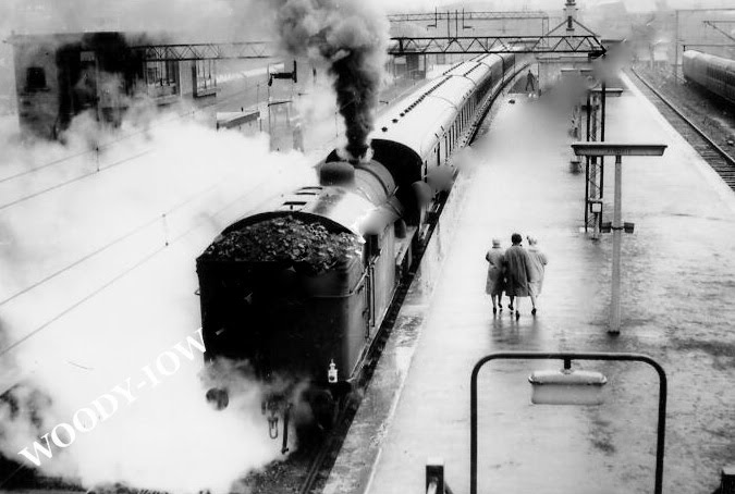 Tour Scotland: Old Photograph Railway Station Airdrie Scotland