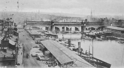 Tour Scotland: Old Photograph River Clyde Glasgow Scotland