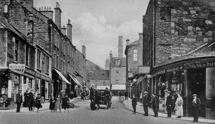 Tour Scotland: Old Photograph Lochee Dundee Scotland
