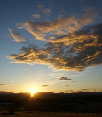 Tour Scotland: August 18th Photograph Setting Sun Scotland