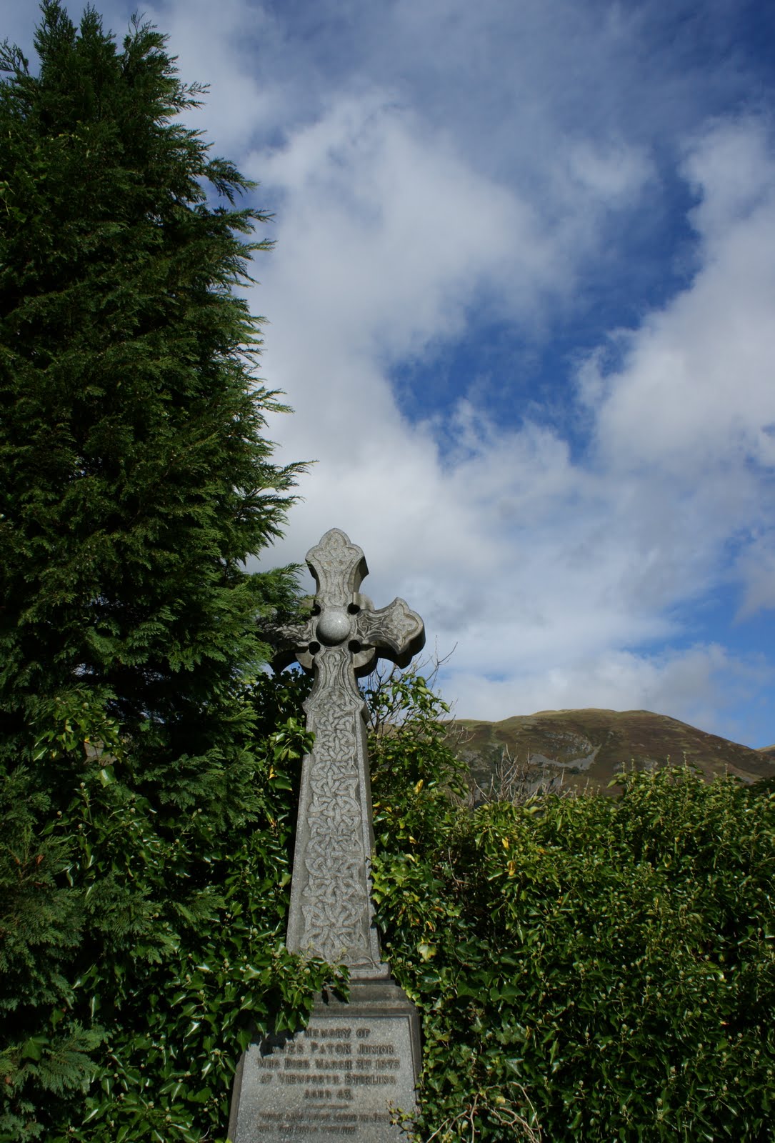 Tour Scotland: Tour Scotland Photograph James Paton Gravestone