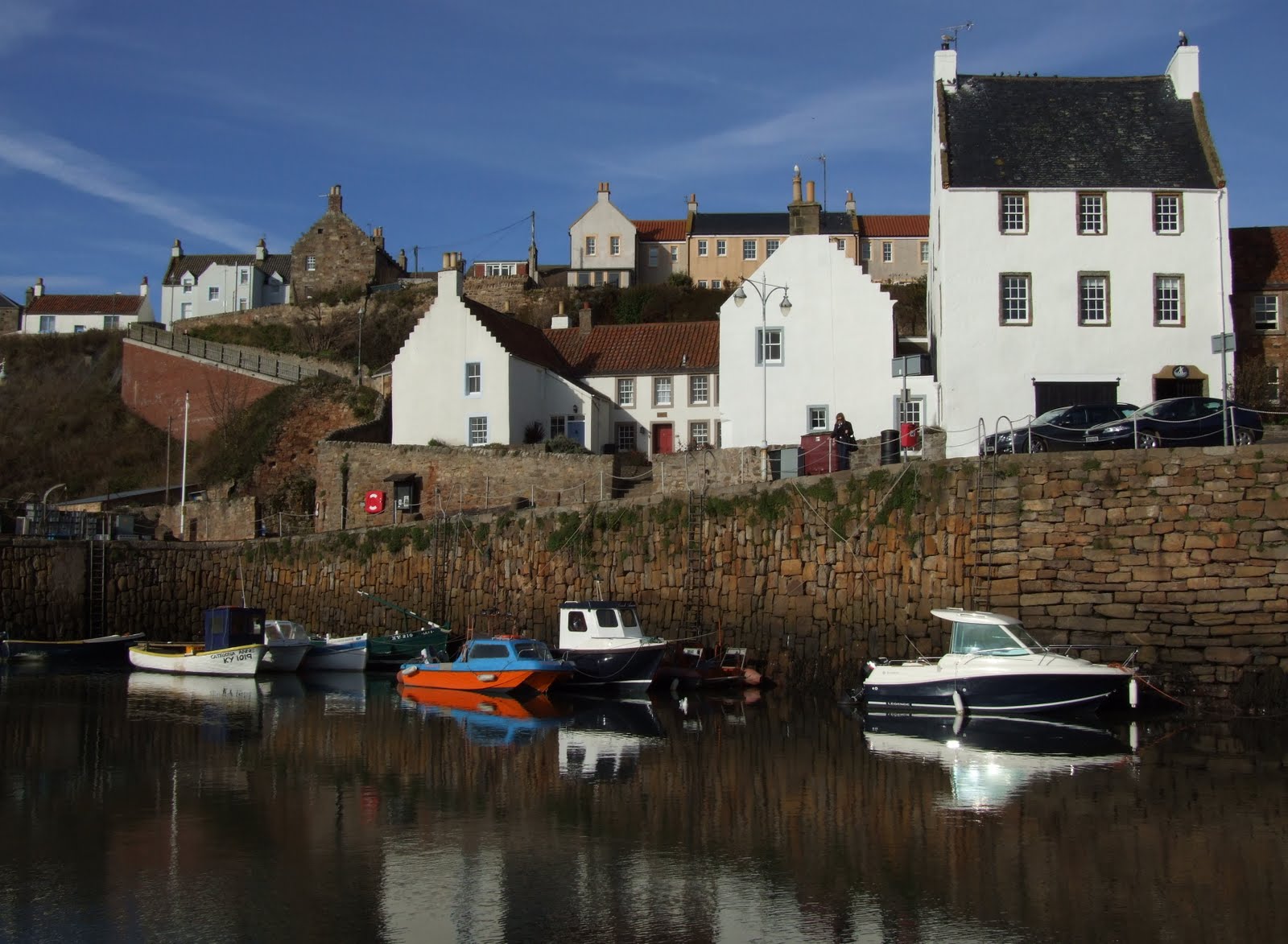 Tour Scotland: October 31st Tour Photograph Harbour Crail Scotland