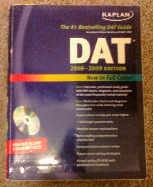 Stu-DENT Diaries: Up for Grabs: DAT Materials