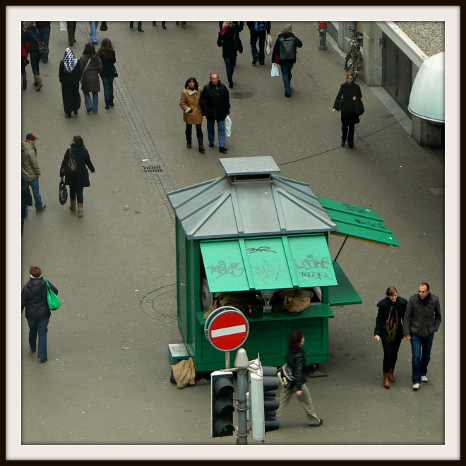 Based in Villigen: Marroni stand in Zürich