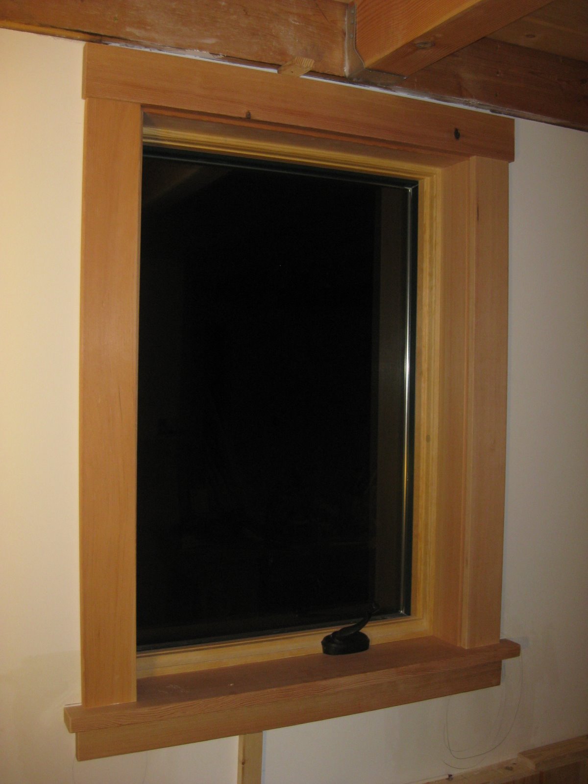 Mark and Kim's Building Blog: Fir window trim
