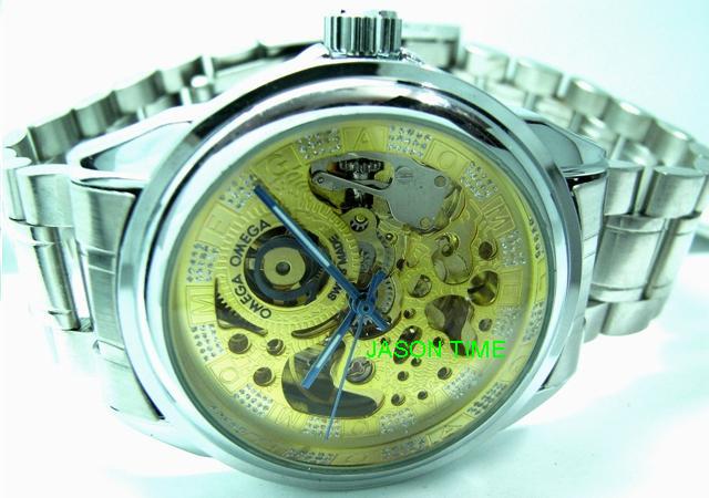 Mellisa Gurlz Watch Collection: Omega Fully See Thru Engine Automatic ...