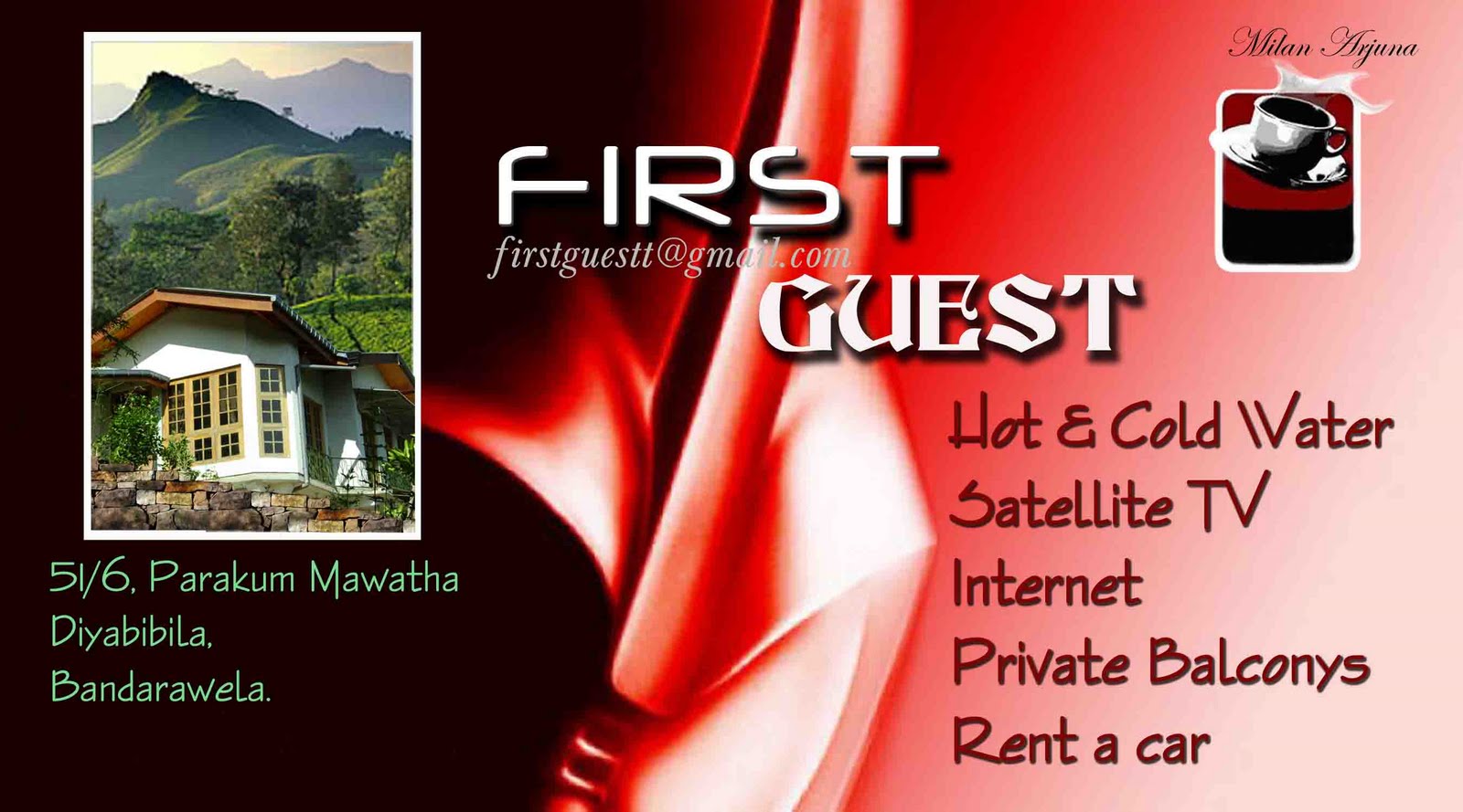 SWISS CREATIONS: Guest House Visiting Card