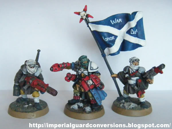 Imperial Guard Hobby: Tallarn command squad and characters