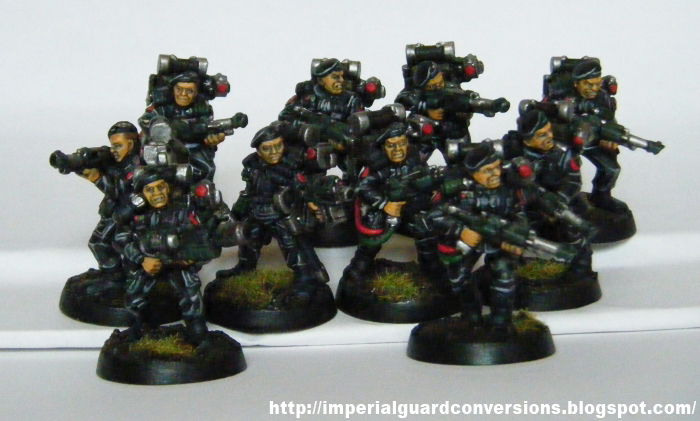 Imperial Guard Hobby: Stormtroopers conversion: old and new ones