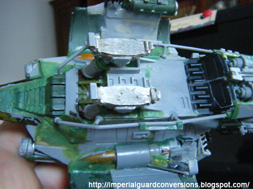 Imperial Guard Hobby: Light Attack Craft Erithacus - part 9