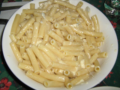 Primi: Pasta ai 4 formaggi