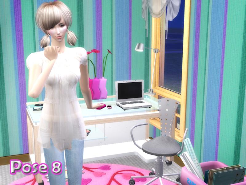 TsuKa Sims 2: Cute Girl Posebox Ver. 2