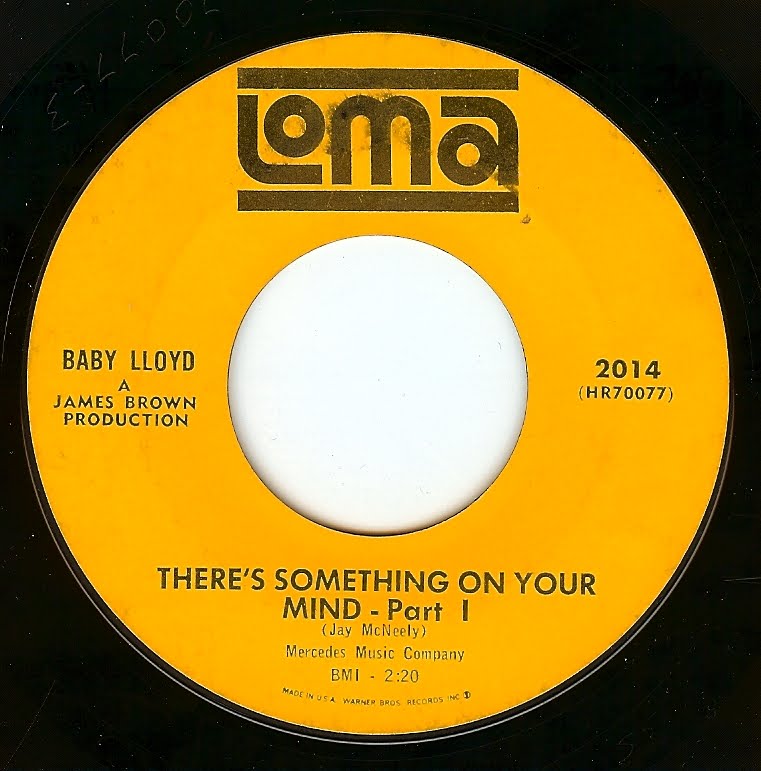 Derek's Daily 45: BABY LLOYD - THERE'S SOMETHING ON YOUR MIND