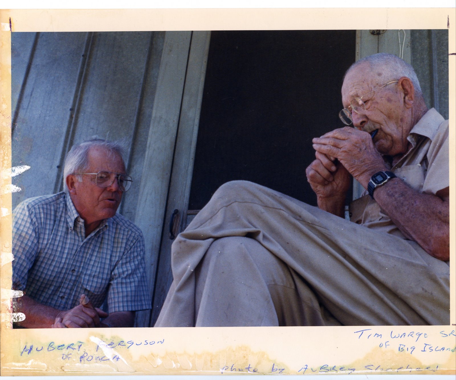 aubunique: Hubert Ferguson of Ponca and Tim Wargo of Big Island ...
