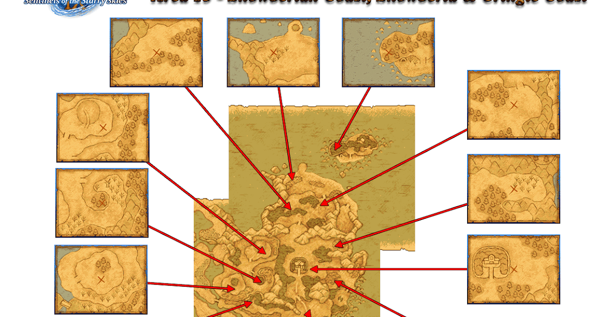 Dragon Quest 9 World Map - Map