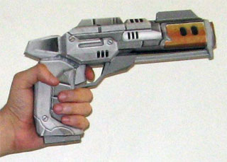 Entropia Universe Papercraft - Pistol ~ Paperkraft.net - Free ...