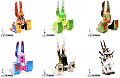 MechaBunny Paper Toy - Mecha 6.2 ~ Paperkraft.net - Free Papercraft ...