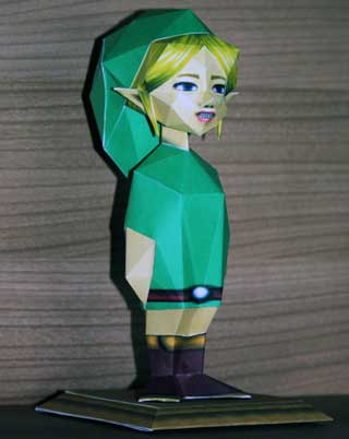 Elegy of Emptiness Link Papercraft (Zelda) ~ Paperkraft.net - Free ...