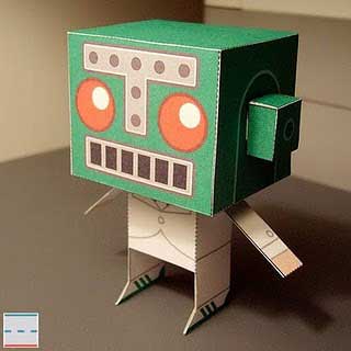Mr. Destructoid Papercraft ~ Paperkraft.net - Free Papercraft, Paper ...