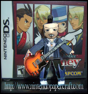 Ace Attorney Papercraft - Daryan Crescend ~ Paperkraft.net - Free ...