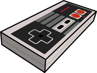 Cubee NES Controller Papercraft ~ Paperkraft.net - Free Papercraft ...