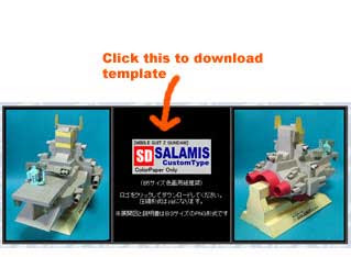 Gundam Papercraft - SD Salamis Kai Cruiser ~ Paperkraft.net - Free ...