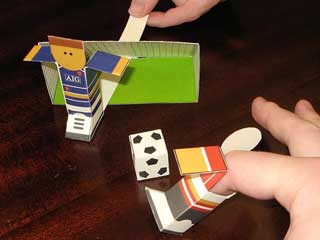 Finger Football Game Papercraft Set ~ Paperkraft.net - Free Papercraft ...