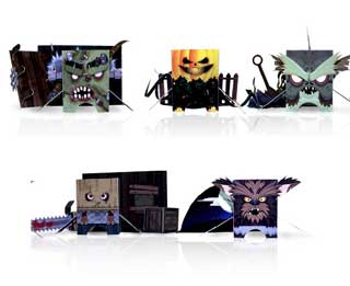 Monsters of the Box Screen Papercrafts (Lightmaker) ~ Paperkraft.net ...