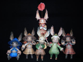Final Fantasy XII Moogle Papercraft - Horne, Hurdy, Montblanc, & Sorbet ...