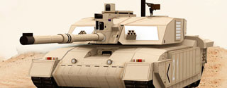 Challenger 2 British Main Battle Tank Papercraft ~ Paperkraft.net ...