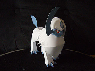 Pokemon Absol Papercraft 2 ~ Paperkraft.net - Free Papercraft, Paper ...