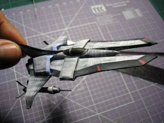 Gradius V - Vic Viper T305 Papercraft (Spaceship) ~ Paperkraft.net ...