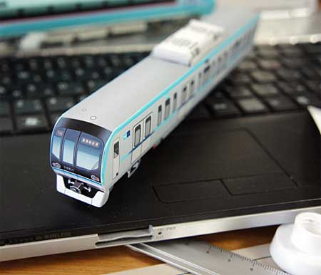 Papercraft - The Tokyo Metro Tozai Line - Papercraft4u | Free ...