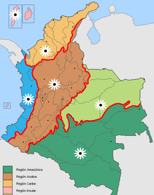 REGIONES NATURALES: Regiones Naturales de Colombia
