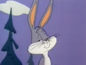 Cartoon-Vergleich: LUMBER-JACK RABBIT