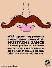 Revelle College Commuter/Transfer Newsletter: mustache dance!