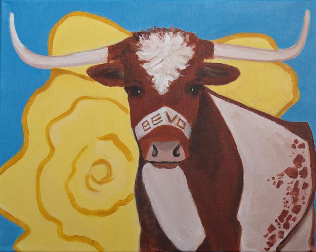 speed: Painting Party with Bevo: Go Longhorns!