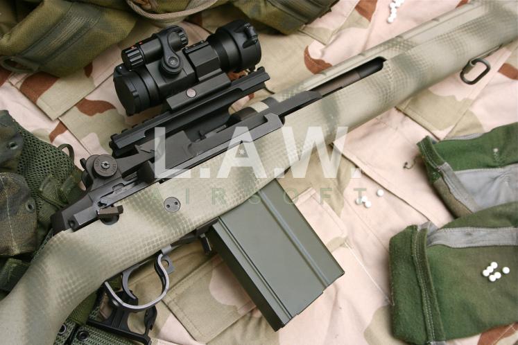 Ameba Airsoft: M14 "Black Hawk Down" de WE/LAW