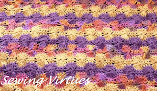 Her Little Patch Of Heaven: Crochet: Jumbo Catherine Wheel Lap Blanket