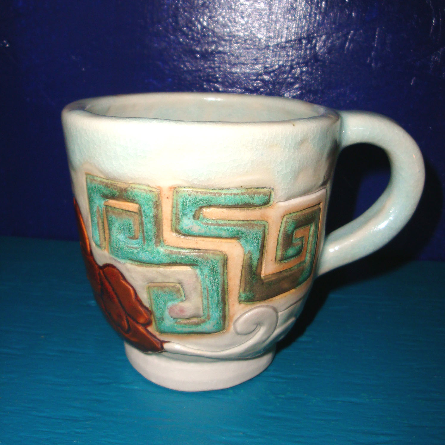 mud whimsy: Chinese Motif Mug
