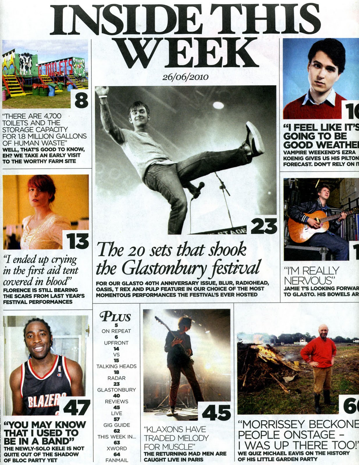 AS Media Coursework: Examples of Magazine Contents Pages