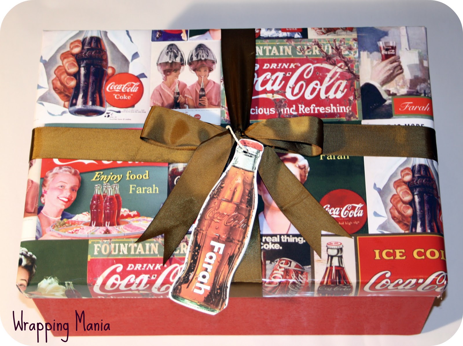 Wrapping Mania: Vintage Coca-cola
