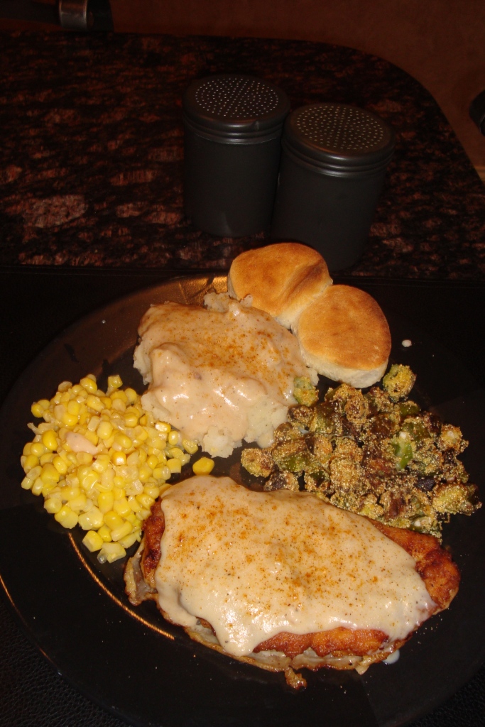 what's Brian cookin'?: 7-25-10 Chicken-Fried Chicken, Fried Okra ...
