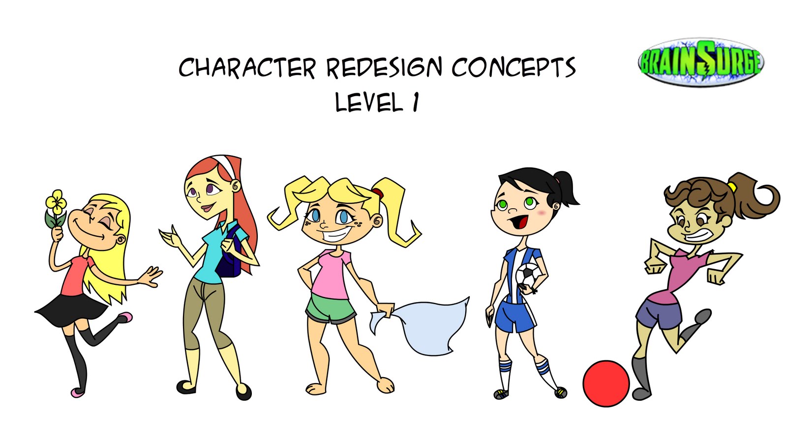 Fluid Noodles: Character Designs for Nickelodeon BrainSurge Season 2